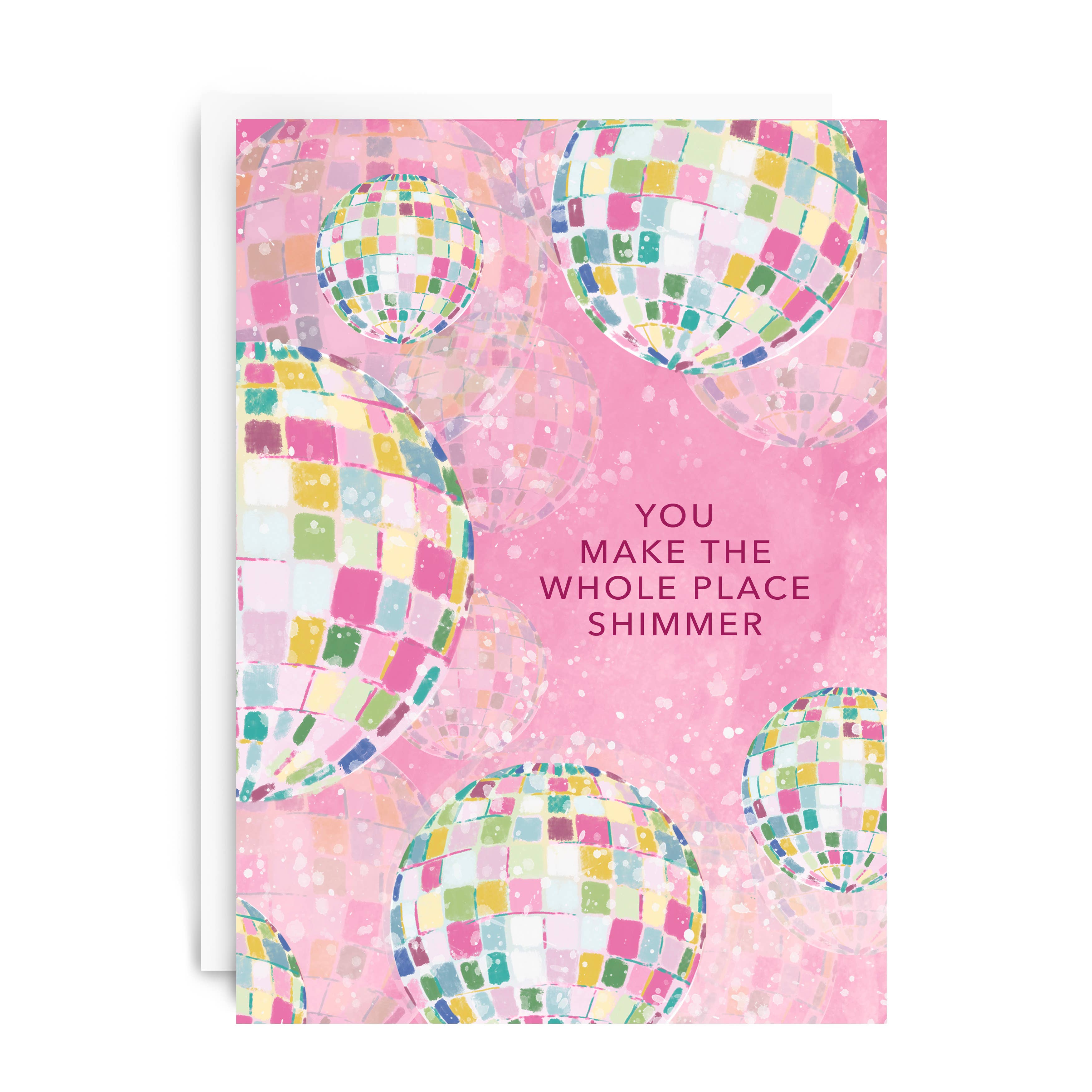 "The Whole Place Shimmer" Greeting Card / Taylor Swift – Southern Gifted
